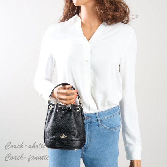 Coach | Bags | Nwt Coach Cn683 Dempsey Drawstring Bucket Bag 5 Refine ...
